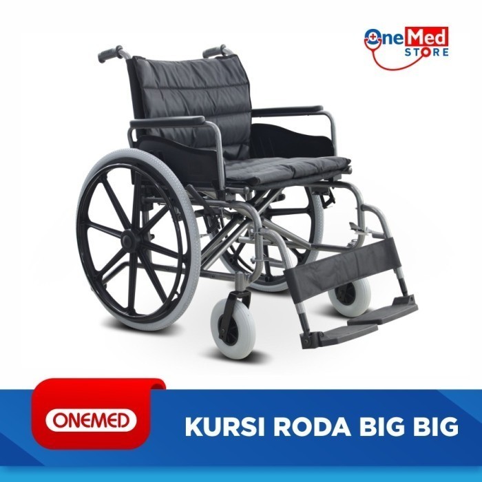 Jual ONEMED - Kursi Roda STANDAR BIG BIG | Portable Travelling | Shopee ...
