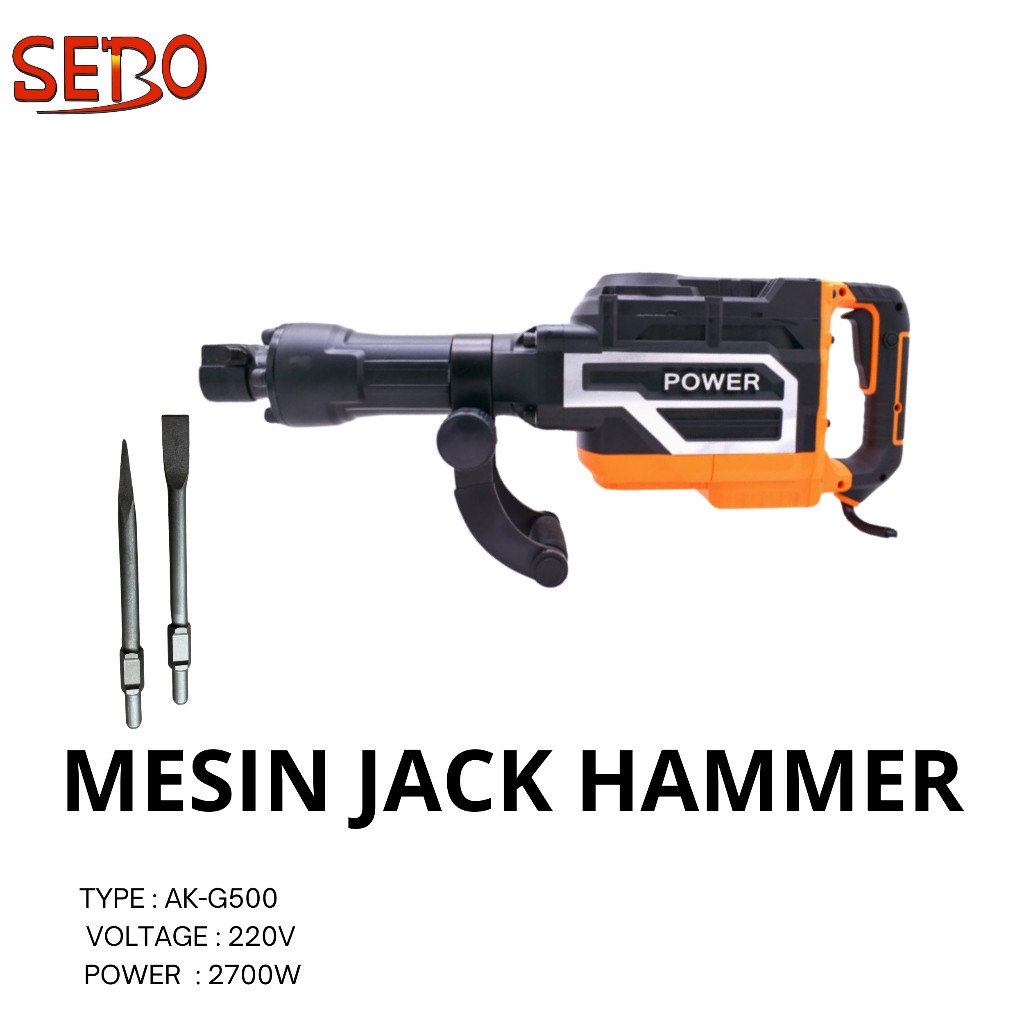 Jual Mesin Jack Hammer Bobok Beton Demolition Hammer Mesin Pemecah Batu ...