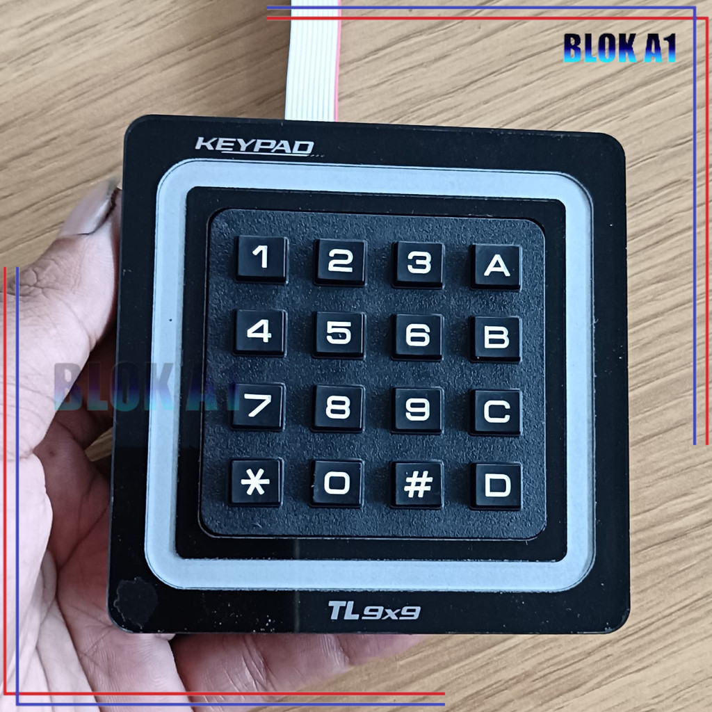 Jual Keypad Timbul Pertamini Kipet Tombol Akrilik Hitam Pom Mini 4x4 ...