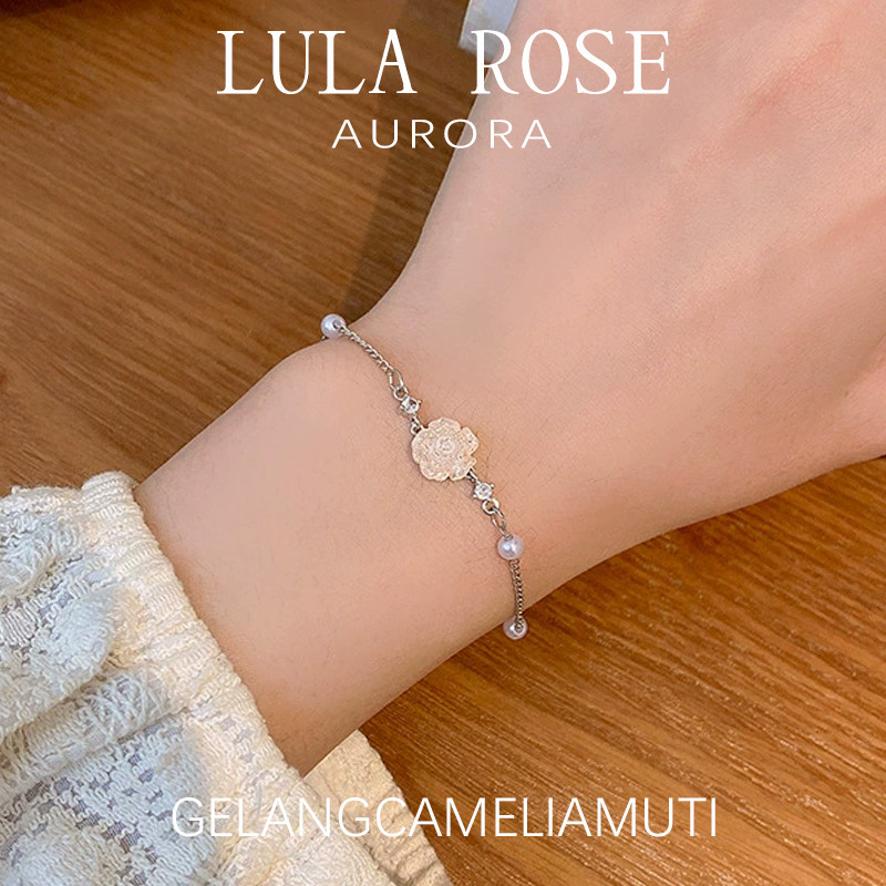 Jual LULA ROSE gelang wanita mutiara & liontin bintang, desain simpel ...