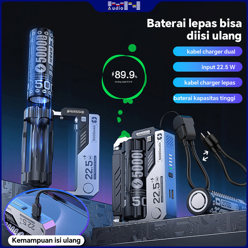 Jual Powerbank 5000mAh 22.5W Pengisian Daya Super Cepat Baterai yang ...