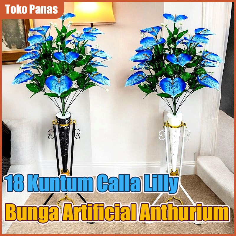 Jual Bunga hiasan Anthurium Panda 18 Kuntum/Calla Lilly /Bunga ...
