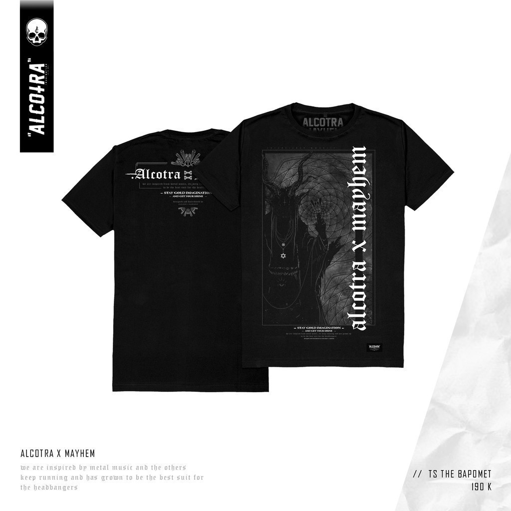 Jual ALCOTRA BALI Original // THE BAPOMET // T-SHIRT THE BAPOMET ...