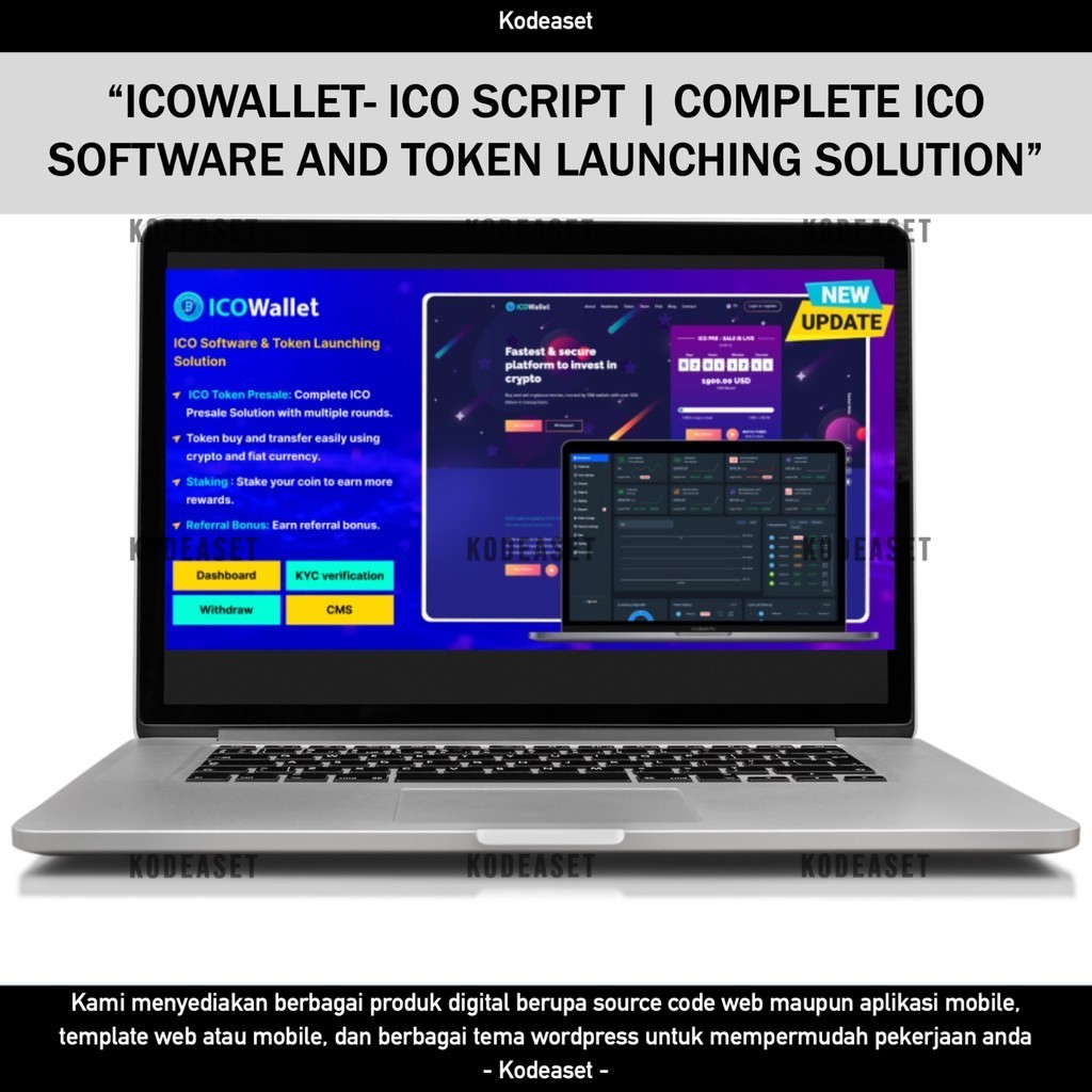 Jual SOURCE CODE APLIKASI WEB ICOWALLET- ICO SCRIPT | COMPLETE ICO ...