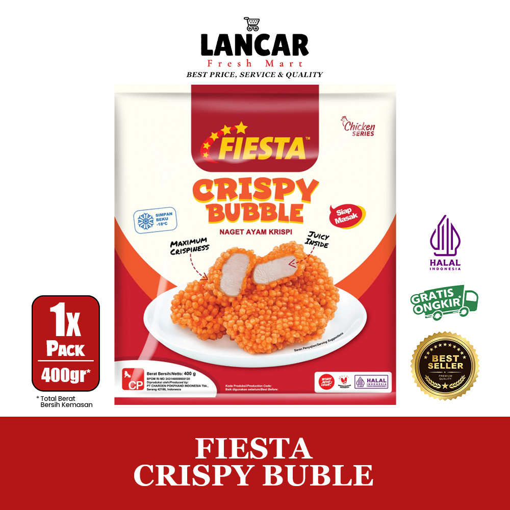 Jual FIESTA CRISPY BUBBLE NUGGET 400GR | Shopee Indonesia