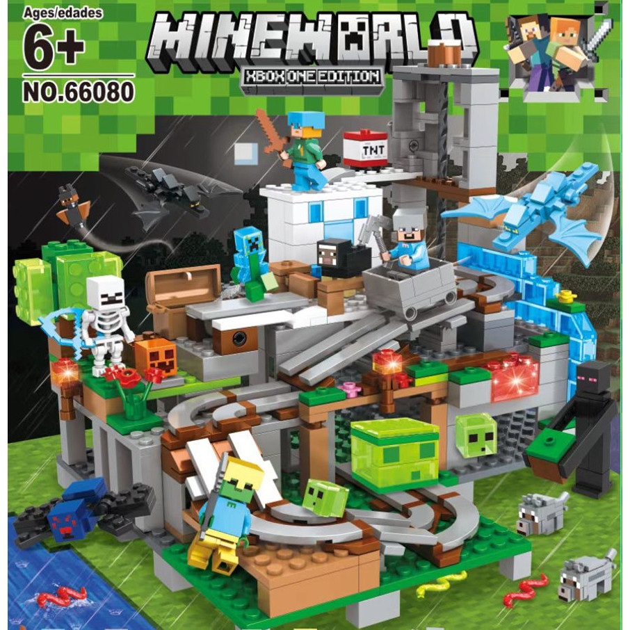 Jual Mainan Anak Minicraft 1 set lengkap murah My World Tree House ...