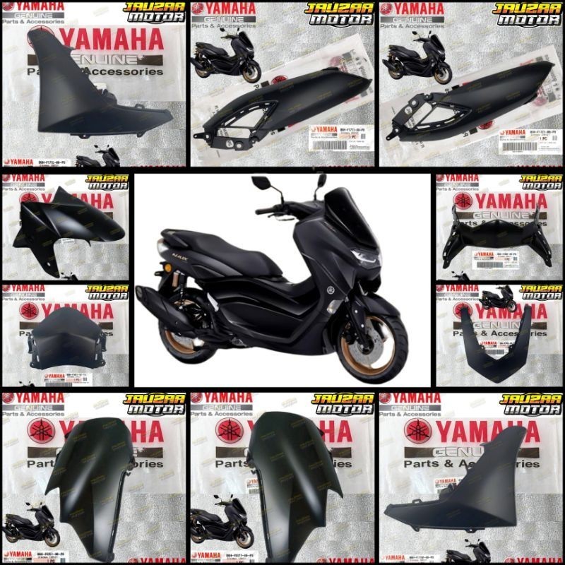Jual COVER BODY HALUS FULL ALL NEW NMAX 2020 2024 DARK GRAY HITAM DOFF ...