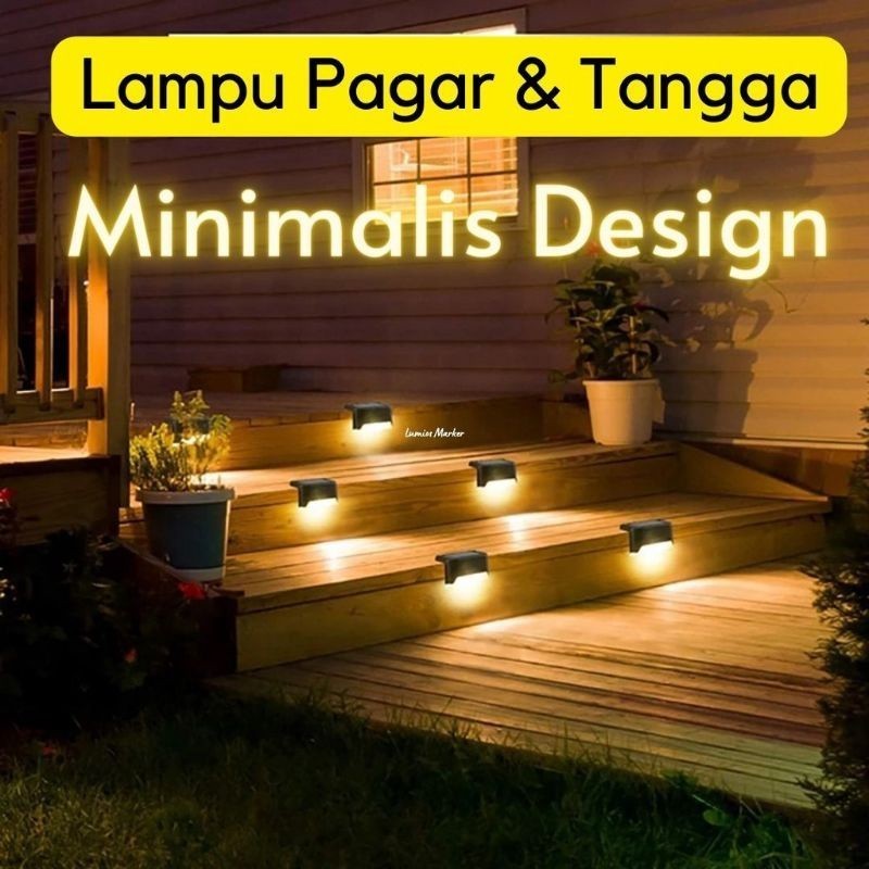 Jual ME80 Lampu Hias Taman Tangga Pagar Solar Waterproof Harga Per 1 ...