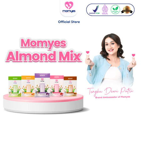 Jual Momyes Almond Mix (Minuman Almond Dengan Katuk & Kelor Untuk ...
