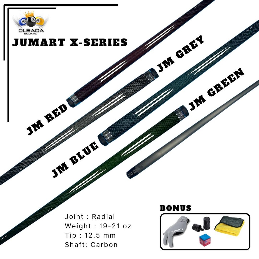 Jual Stik Billiard Carbon Jumart X Series / Stick Billiard Murah Pemula ...