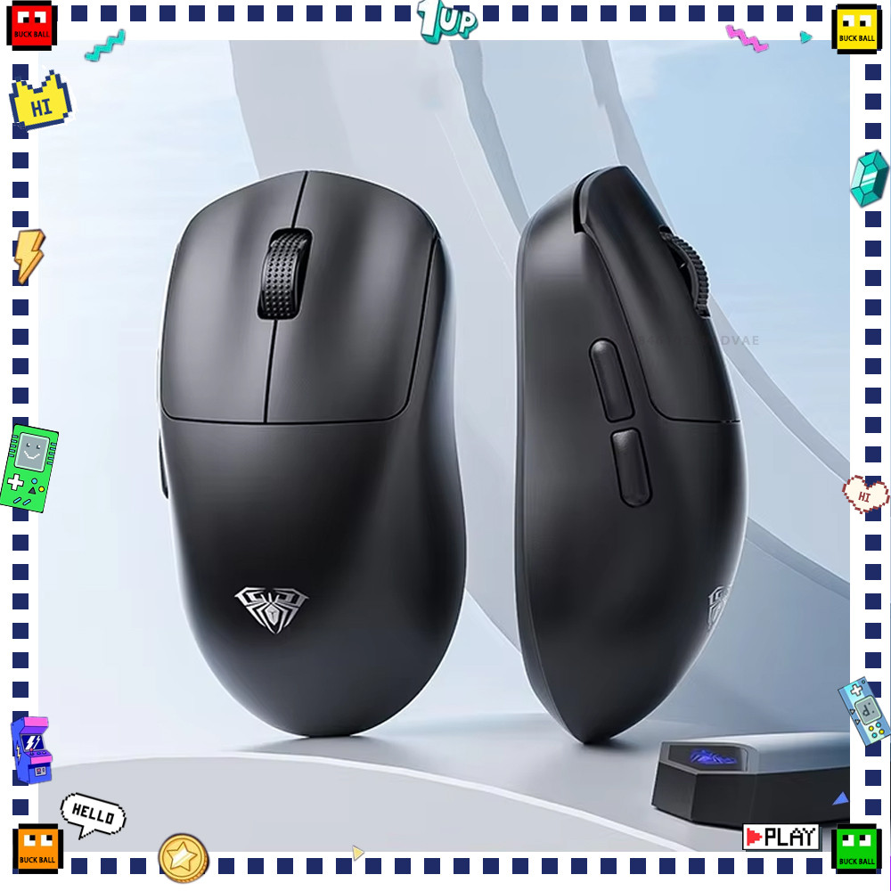Jual Aula Sc800 Mouse Dual Mode Wireless Mouse Paw3395 8000HZ Polling ...