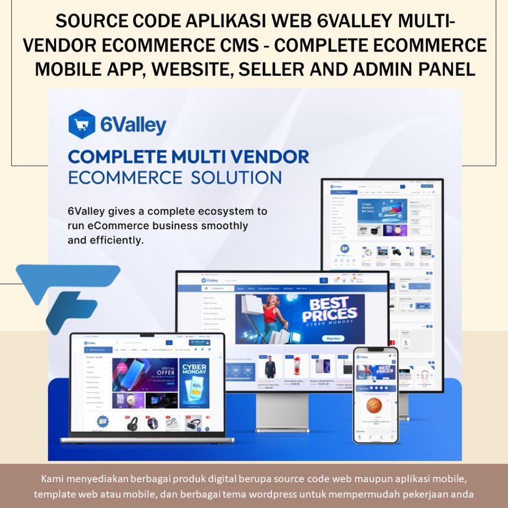 Jual SOURCE CODE APLIKASI WEB 6VALLEY MULTI-VENDOR ECOMMERCE CMS ...