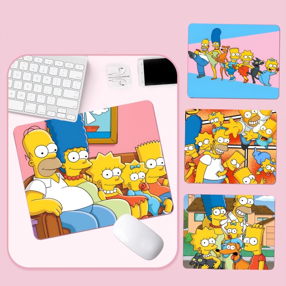 Jual Disney Cartoon Simpsons Mousepad Custom Skin Desktop Desk Mat ...