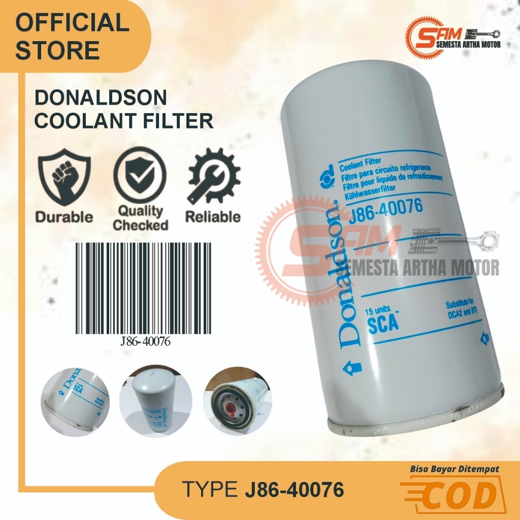 Jual Donaldson Coolant Filter J86-40076 P55-2076 / J8640076 P552076 ...