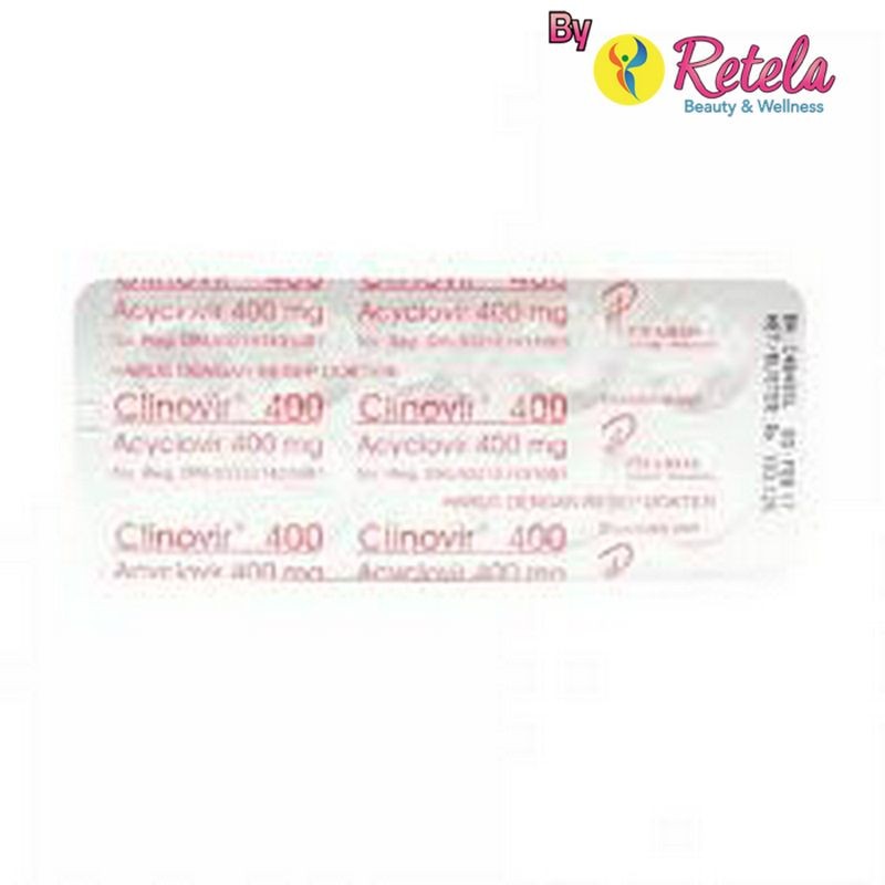 Jual CLINOVIR 400MG STRIP ISI 10 TABLET | Shopee Indonesia