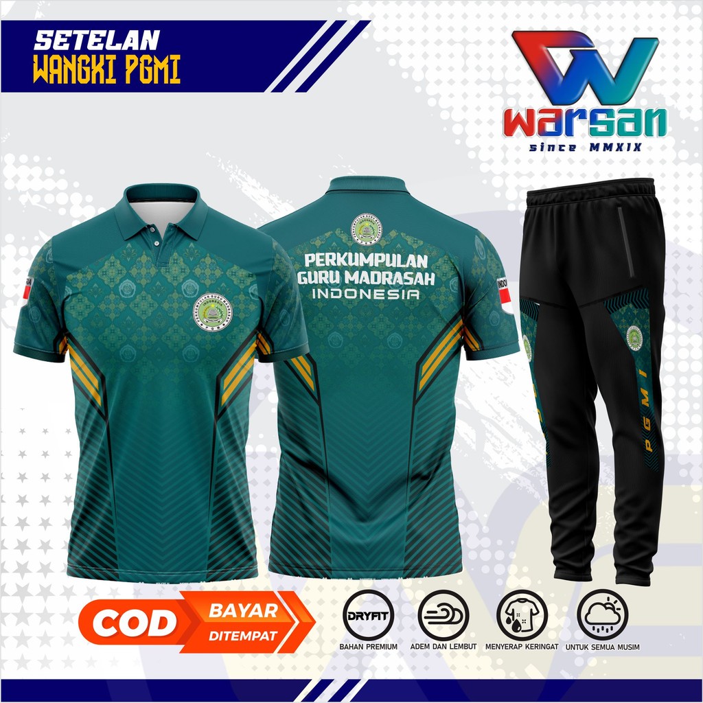 Jual SERAGAM OLAHRAGA WANGKI PGMI / SETELAN PGMI / JERSEY WANGKI PGMI ...