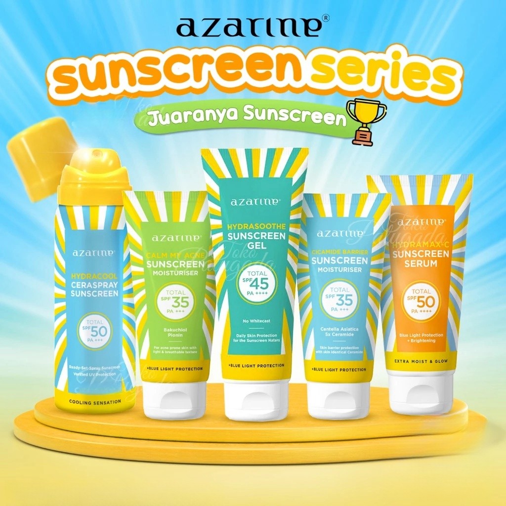 Jual Azarine Hydramax-C Sunscreen Serum SPF50 PA++++sunscreen kulit ...