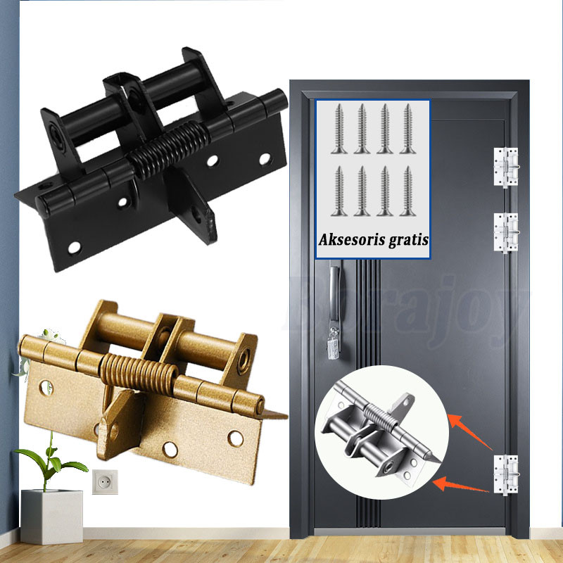 Jual Engsel pintu otomatis, penutup pintu pegas, engsel logam, engsel ...