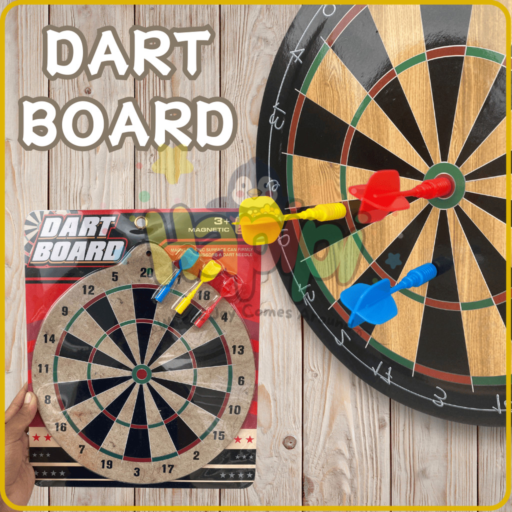 Jual MAINAN DART MAGNETIK DART BOARD PAPAN PANAH TARGET DINDING DENGAN ...