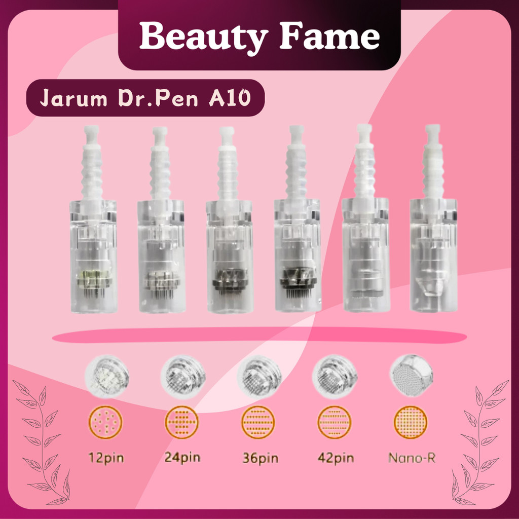 Jual Beauty Fame GARANSI 1 TAHUN Dr.pen A10-W Jarum Dr.pen A10 12pin ...