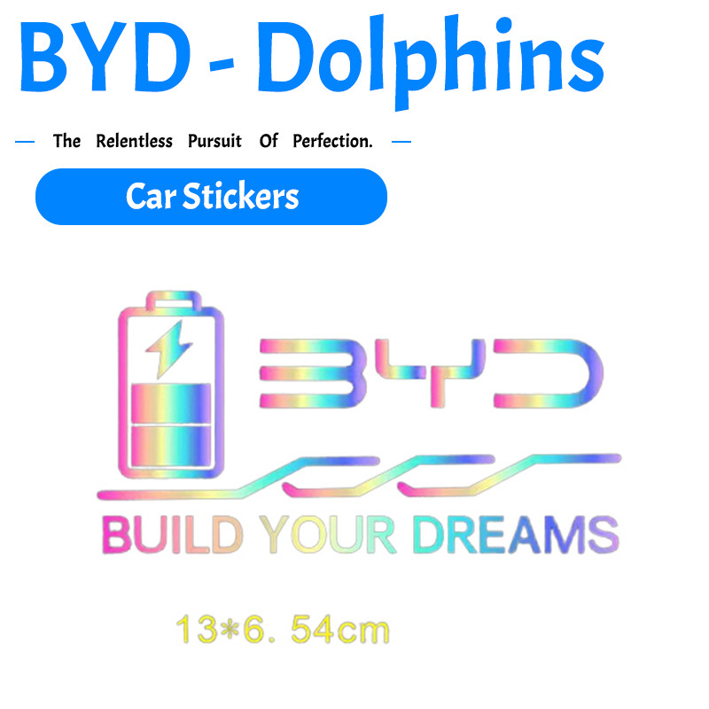 Jual Laser Car Stickers for BYD Series Atto 3 Yuan Plus Dolphin Seagull ...