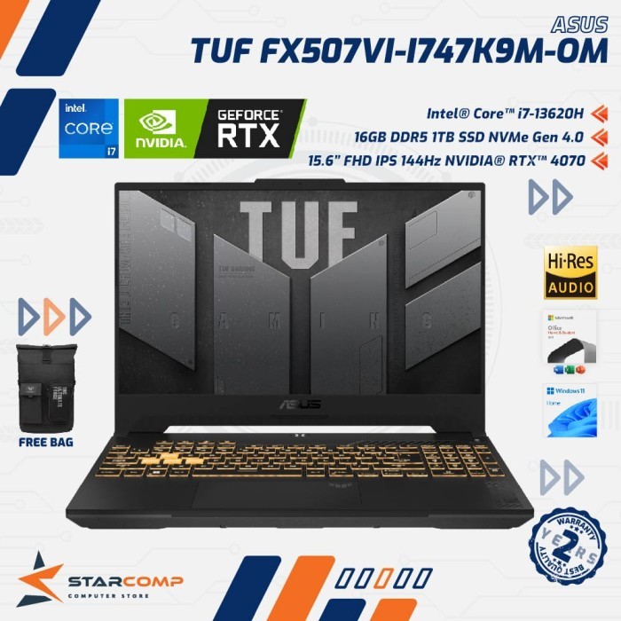 Jual ASUS TUF F15 FX507VI-I747K9M-OM Intel Core i7 13620H 16GB 1TB ...