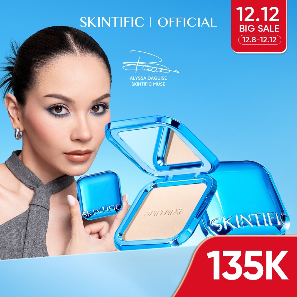 Jual BIGSELLER SKINTIFIC - Ultra Cover Powder Foundation 9g | Two Way ...