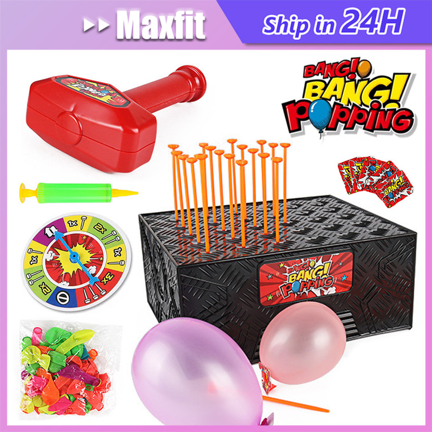 Jual Boom Boom Balloon Challenge Game Battle Mainan Interaktif Board ...