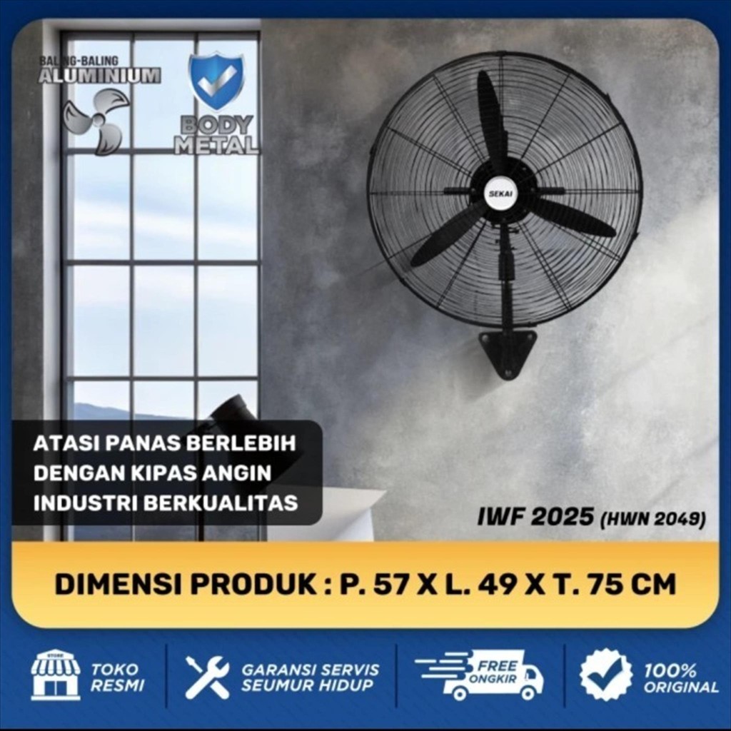 Jual WALLFAN SEKAI 20` (IWF 2025 (HWN 2049) | Shopee Indonesia