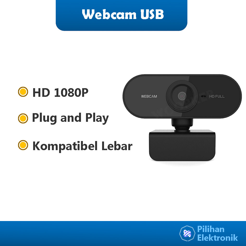 Jual Webcam Streaming Web Camera 1080p 60fps Autofocus Dengan Mic USB 2 ...