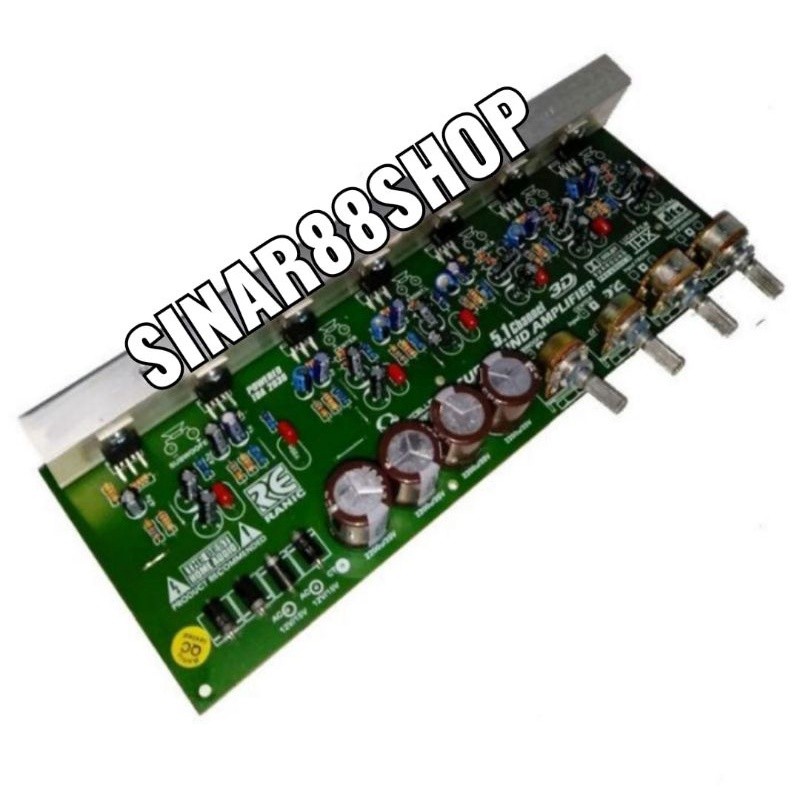 Jual KIT POWER ACTIVE HOME THEATER 5.1 SURROUND AMPLIFIER AKTIF HI FI ...