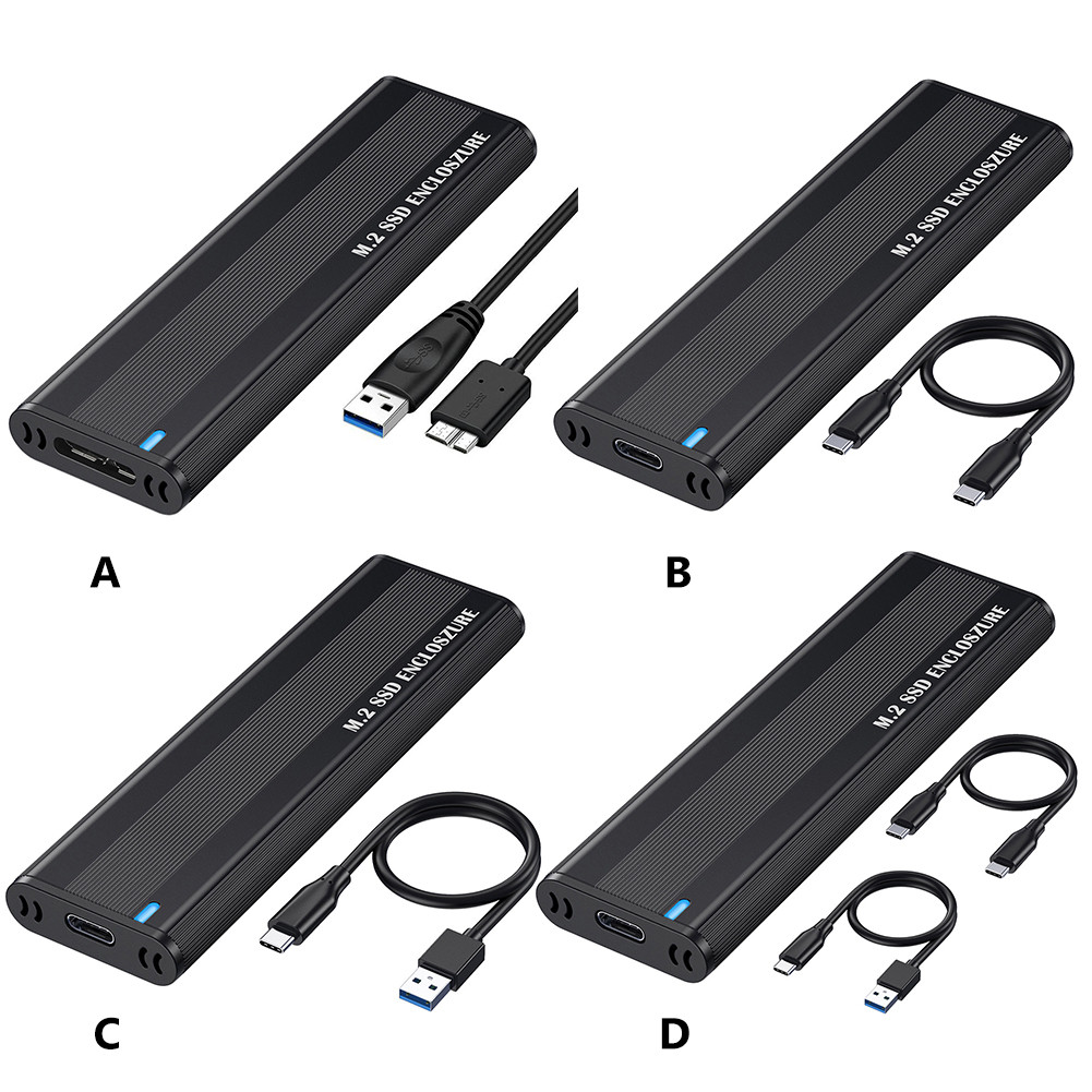 Jual Solid-State Drive Enclosure 10Gbps M.2 NVMe External Box Case Tool ...