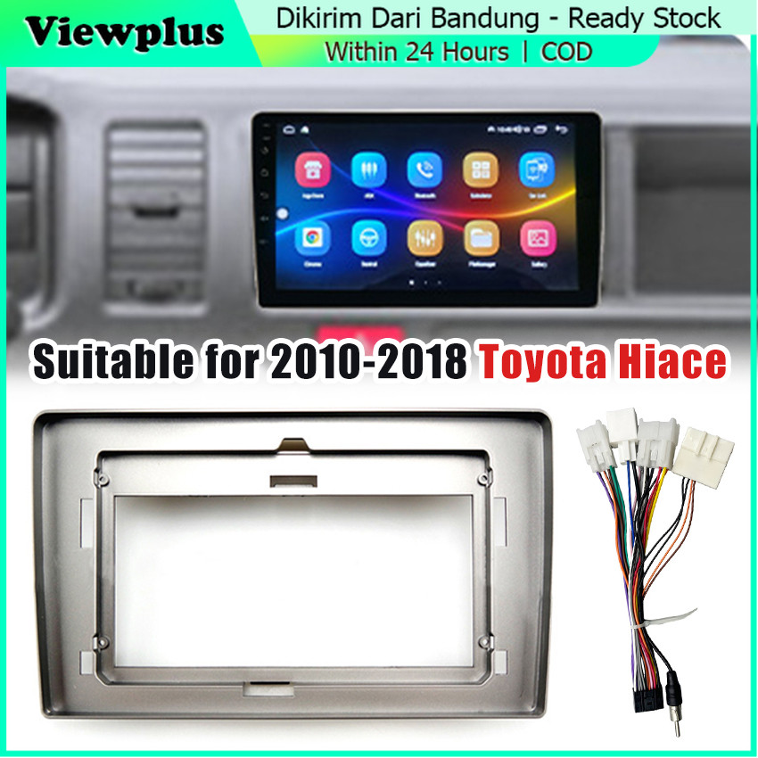 Jual Frame Head Unit Android 10 inch Toyota Hiace RHD 2010-2018 ...