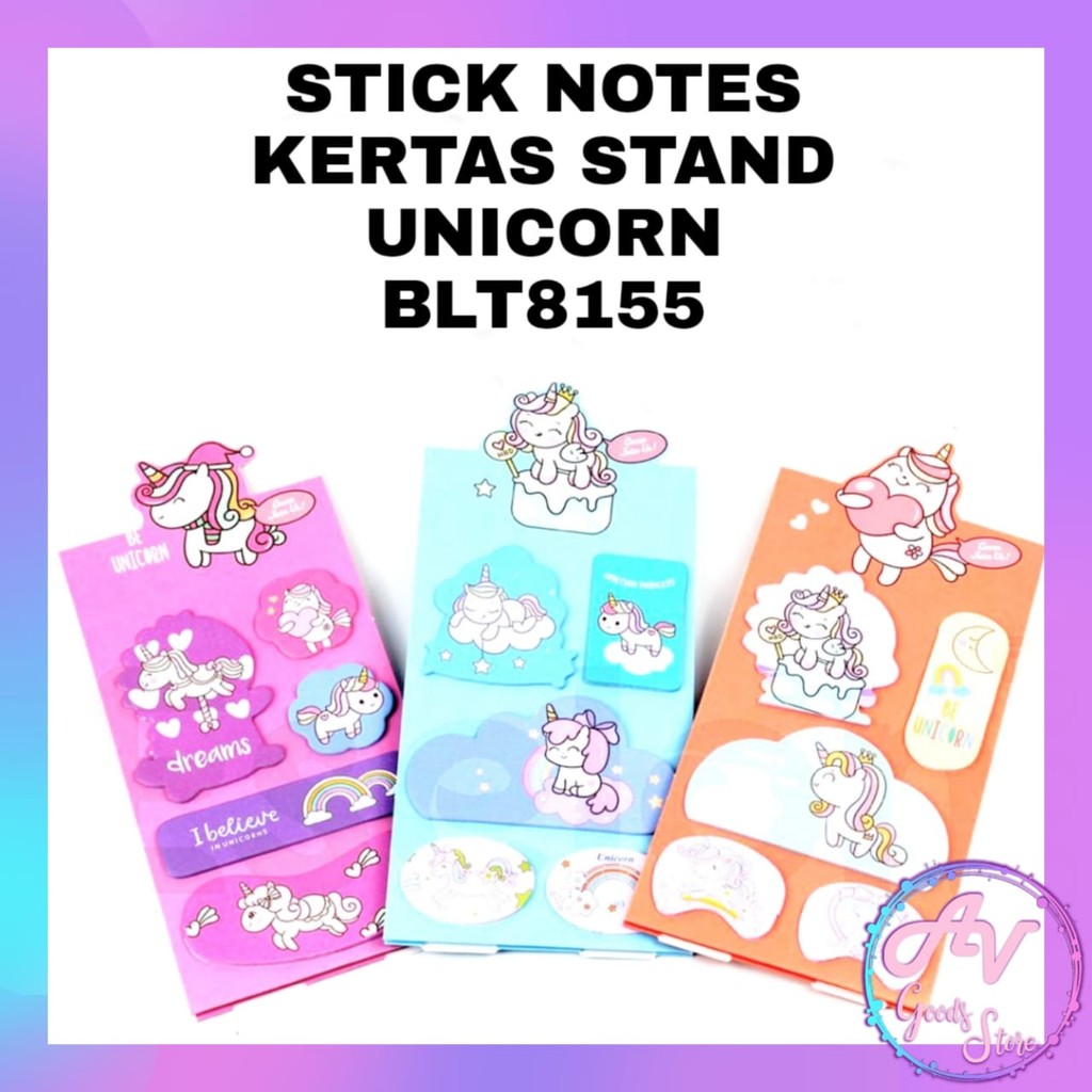 Jual STICK NOTES KERTAS STAND KARAKTER BLT8155 / STICK NOTE KARAKTER ...