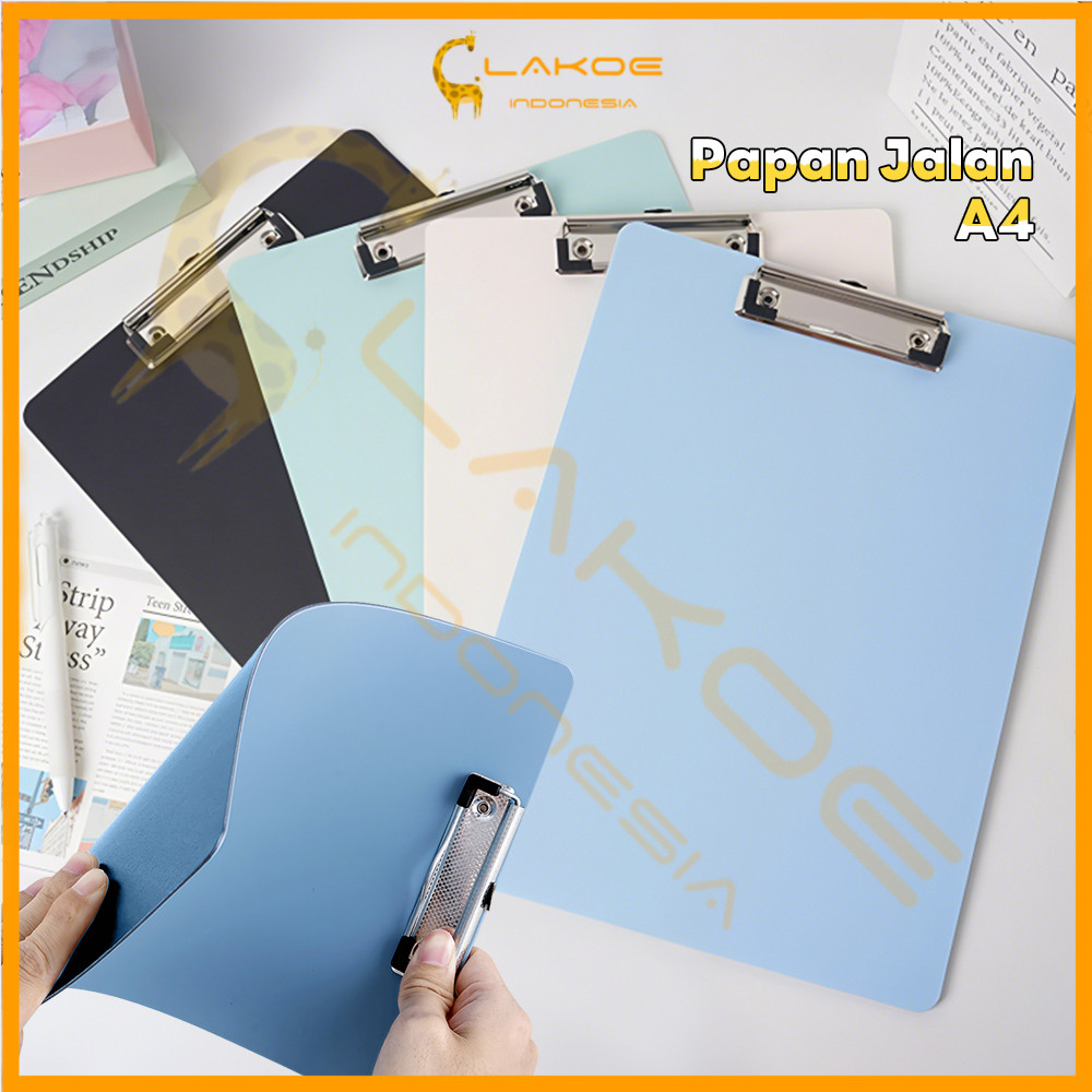Jual Lakoe Papan Jalan Papan Klip Clipboard Multifungsi Pastel A4 ...