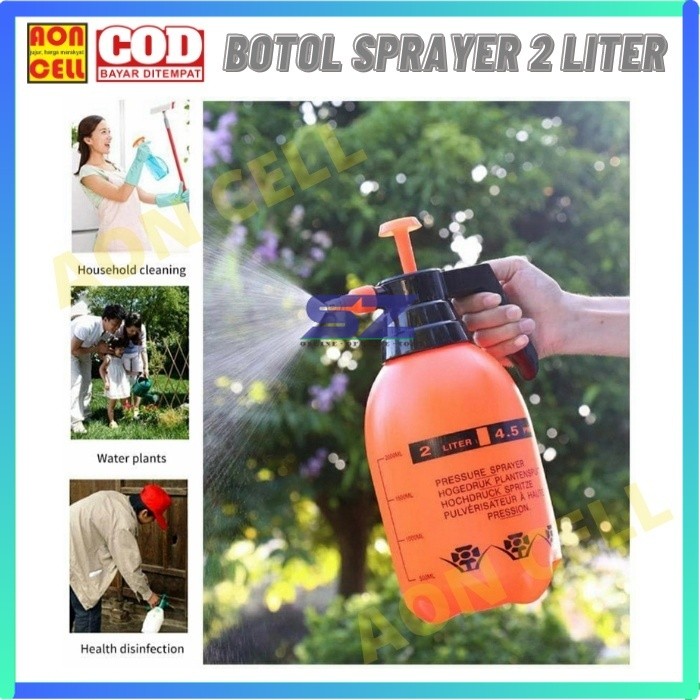 Jual alat semprot semprotan air tanaman burung desinfektan 2 liter 2 L ...