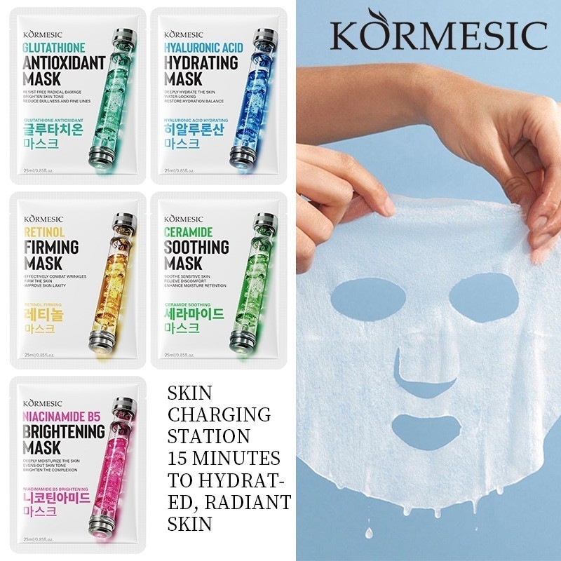 Jual [BPOM] KORMESIC Retinol Firming Mask / Hyaluronic Acid Hydrating ...