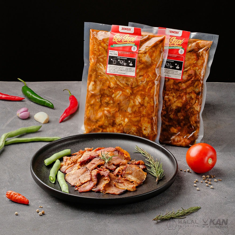 Jual Sei Sapi Asap 1kg – Daging Sapi Asap Paket 1kg Zensei | Shopee ...
