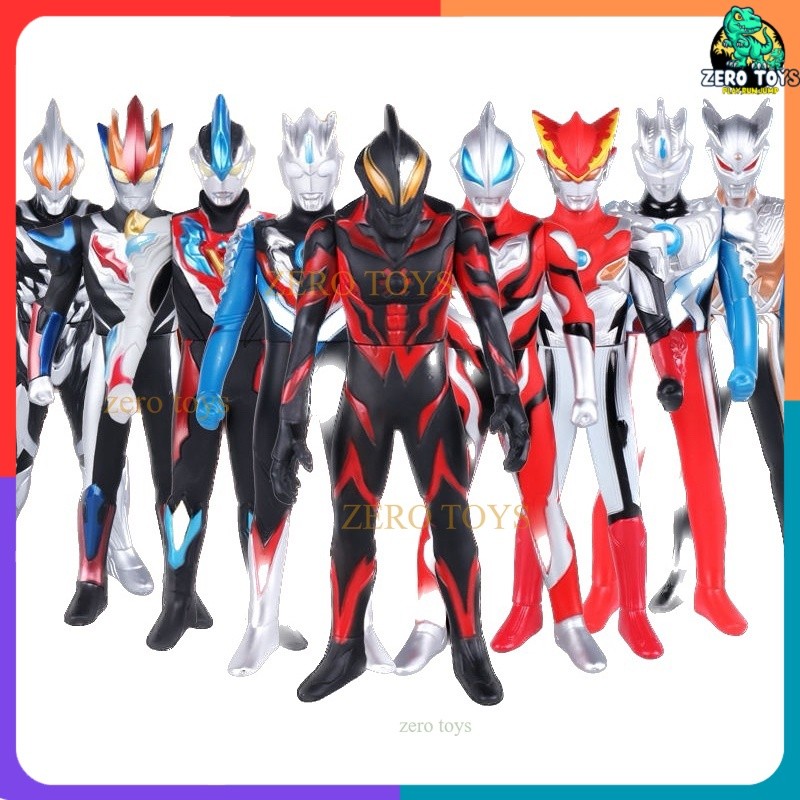 Jual Mainan Ultraman Zero Geed Bahan Karet 23CM Action Figure Ultramen ...
