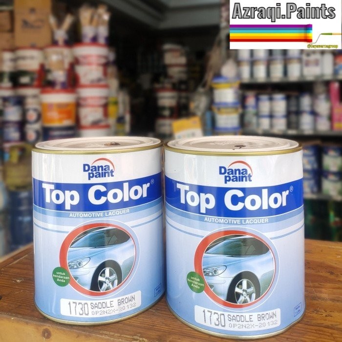 Jual TOP COLOR DANAPAINT SADDLE BROWN 1730 ( 1 KG ) | Shopee Indonesia