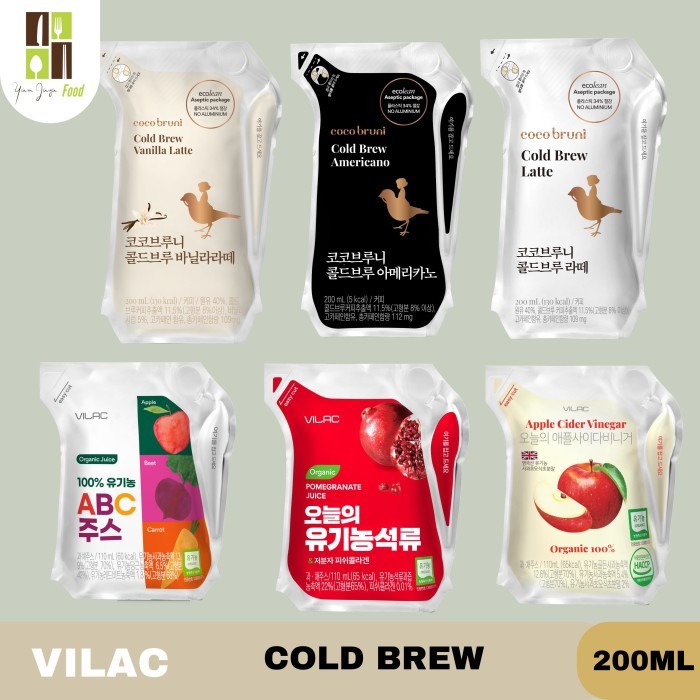 Jual Vilac Coco Bruni Cold Brew 200ml / Coffee Latte / Vanilla Latte ...