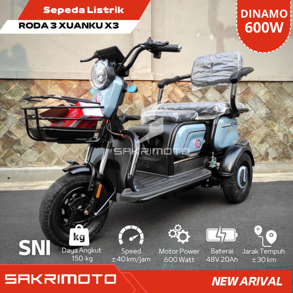 Jual Sepeda roda tiga listrik/Sepeda Listrik/Sepeda motor roda 3 ...