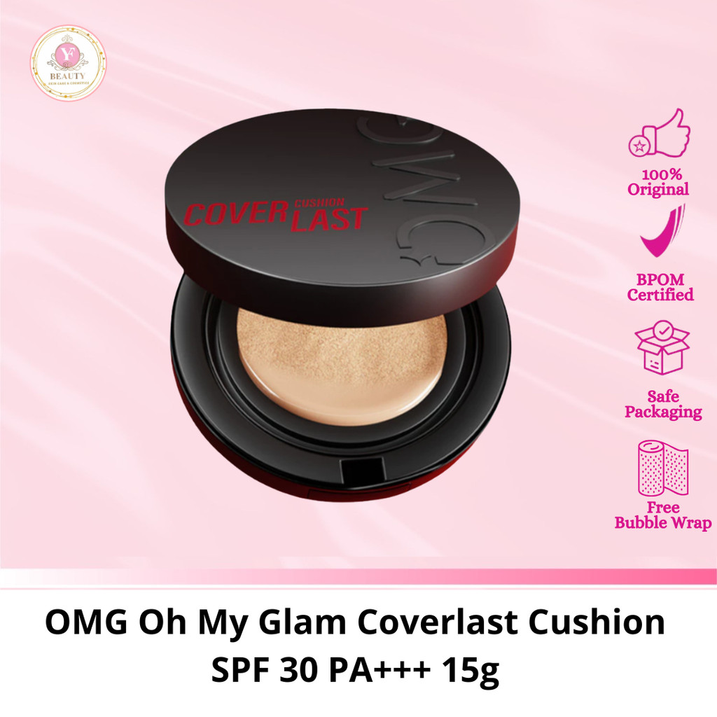 Jual YF Beauty OMG Oh My Glam Coverlast Cushion SPF 30 PA+++ 15g/Alas ...