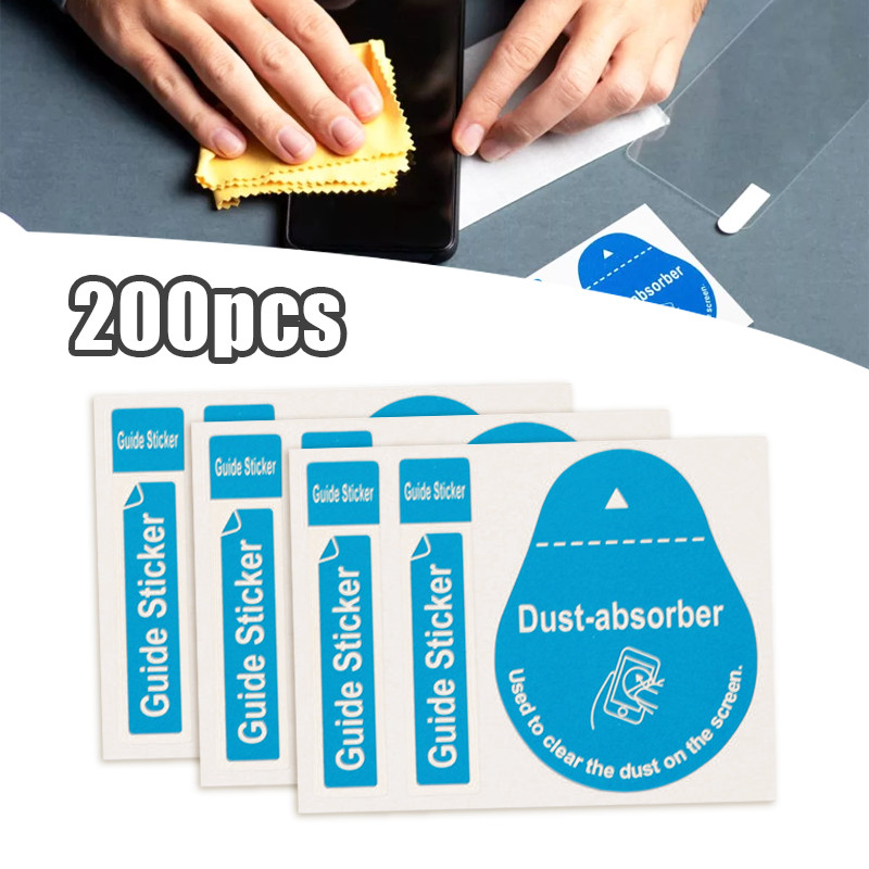 Jual Stiker Pembersih Layar Hp Kamera 200pcs Stiker Anti Debu Hp / Dust ...