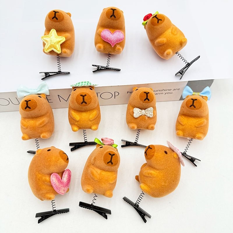 Jual Aksesoris Jepit Rambut Anak Motif Capybara Hair Klip Clip Women ...