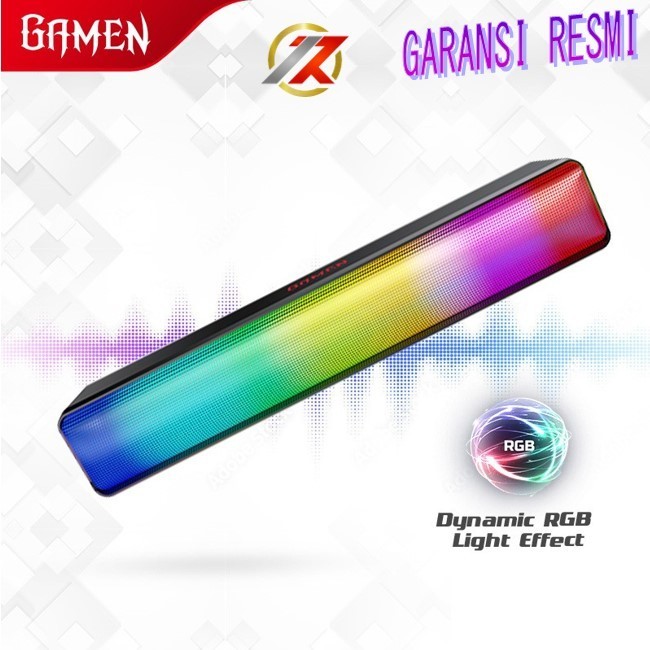 Jual GAMEN GS8 RGB Multimedia Speaker Gaming Soundbar | Shopee Indonesia
