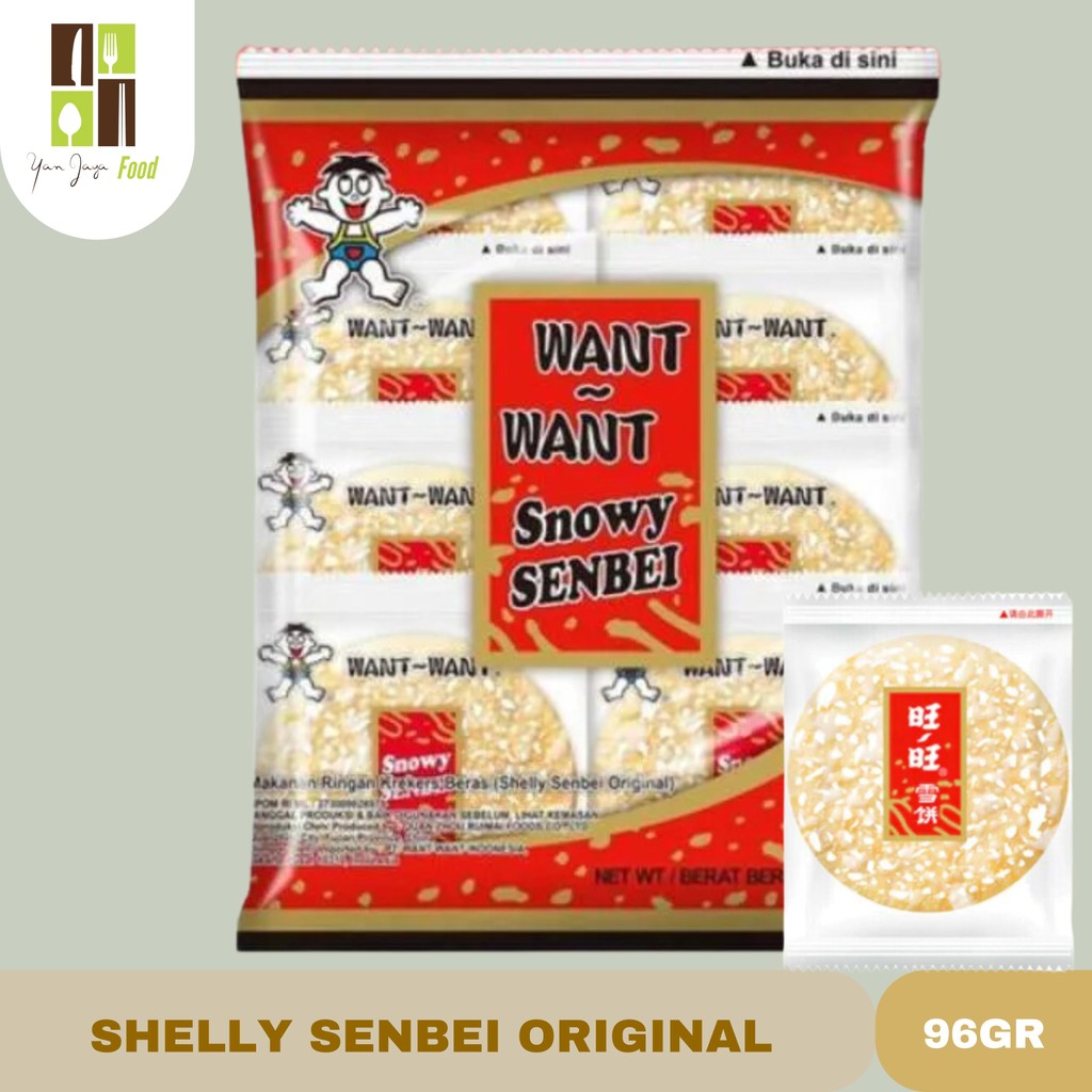 Jual Want Want Shelly Senbei Original / Snack Beras / Sweet Rice ...