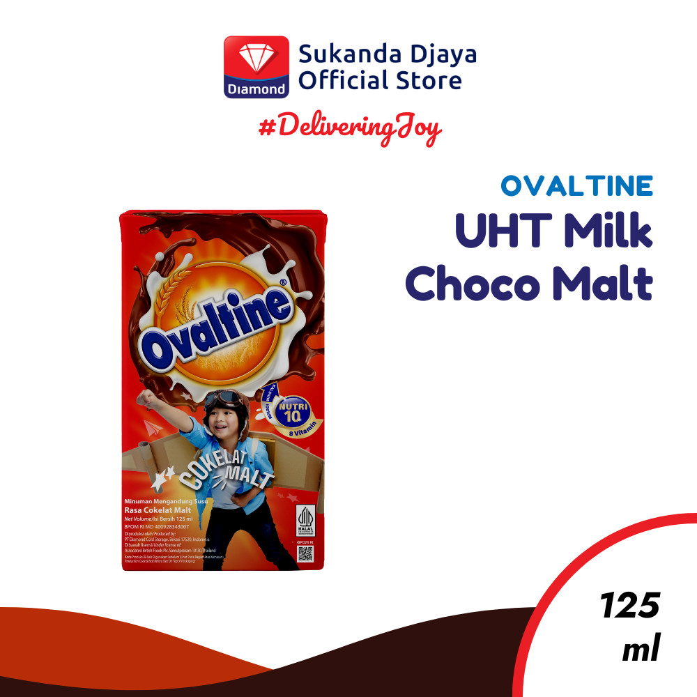 Jual Ovaltine UHT Milk Choco Malt Sleeve 125 Ml | Shopee Indonesia