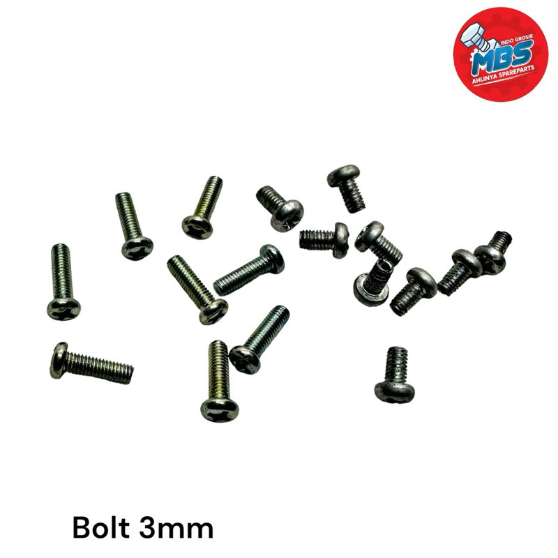 Jual PRODUK ORI 1pcs BAUT M3x5 m3x10 original baut membran baut ...