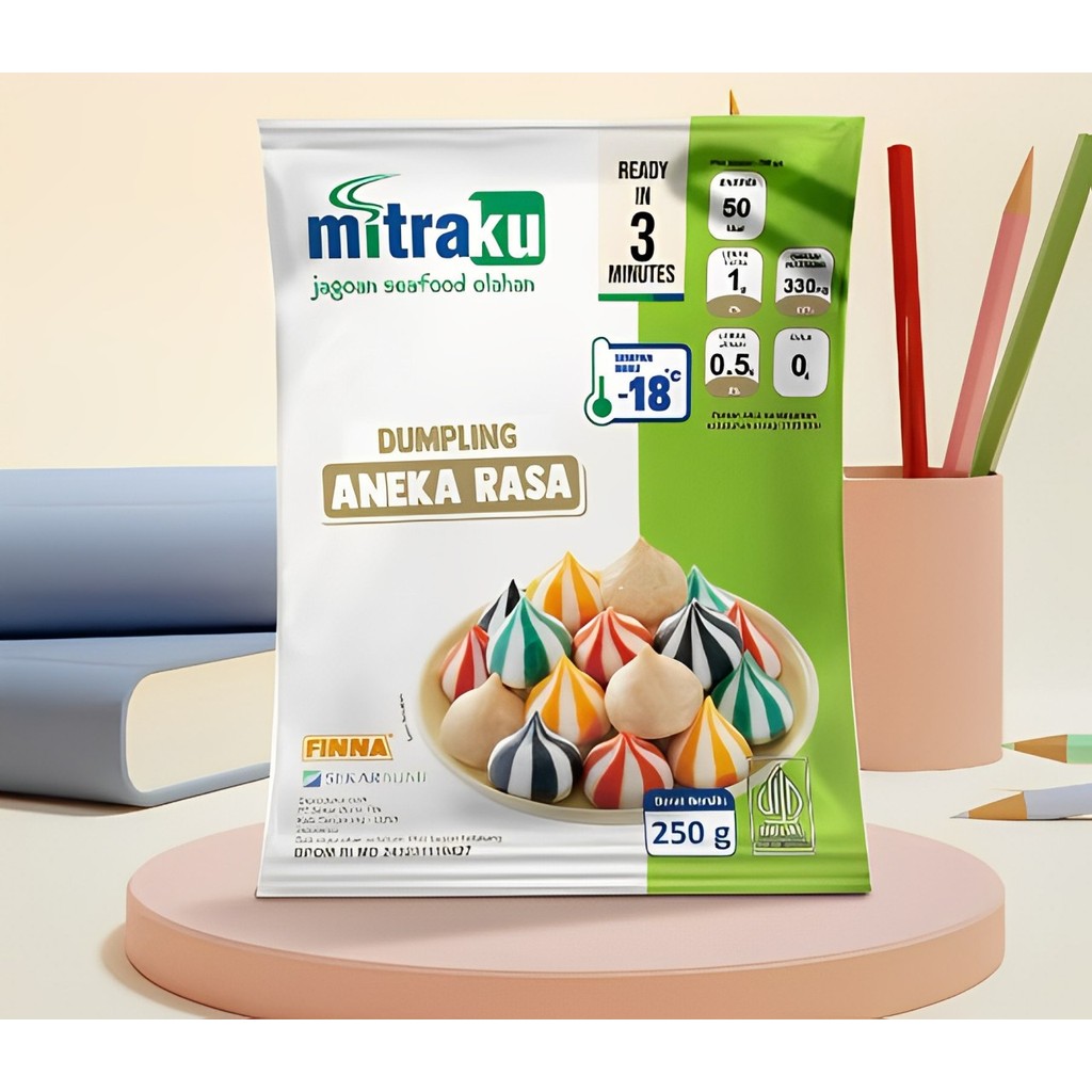 Jual Mitraku Dumpling Aneka Rasa 250 Gram Olahan Ikan | Shopee Indonesia